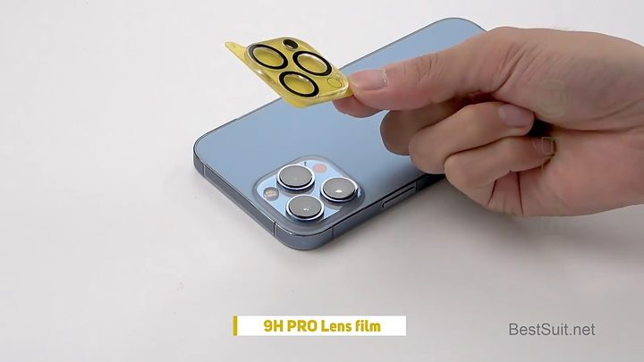 9H Anti-Fingerprint Flexible Silk Print Glass Camera Lens Protection ...