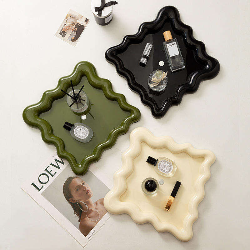 Nordic Ins Style Plastic Aromatherapy Square Corrugated Tray 1L Desktop ...