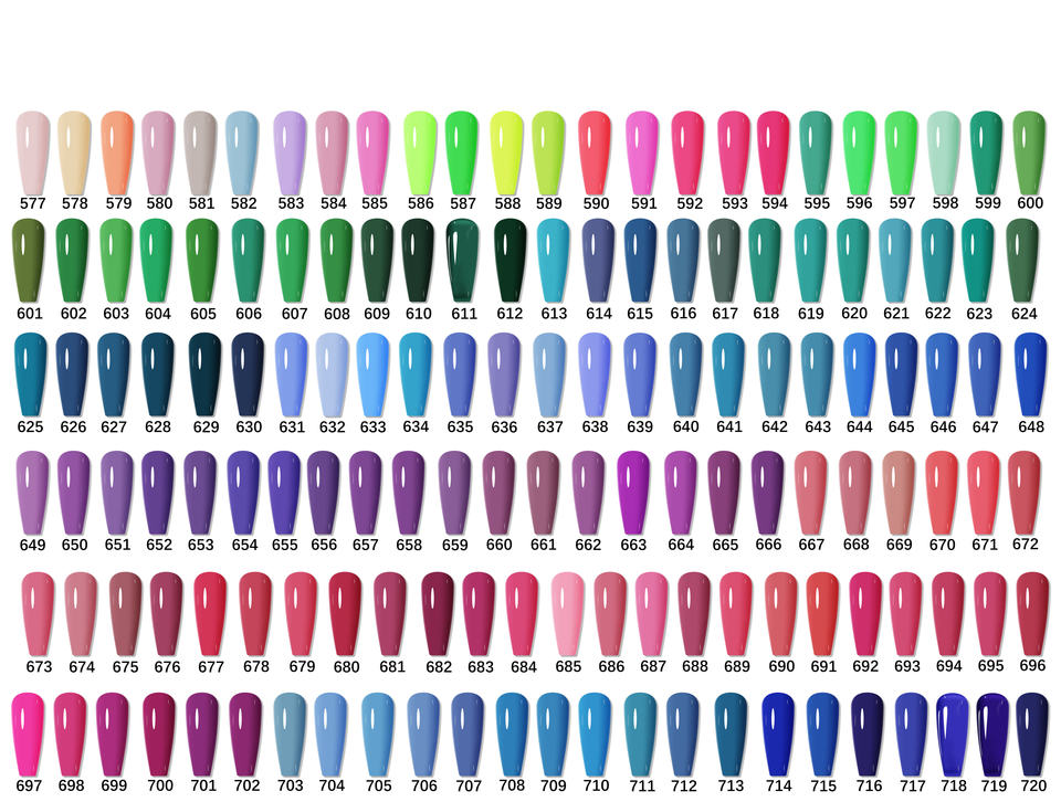 Kudan 3000 Colors Gel Polish Collection Designer Nail Polish in Custom ...