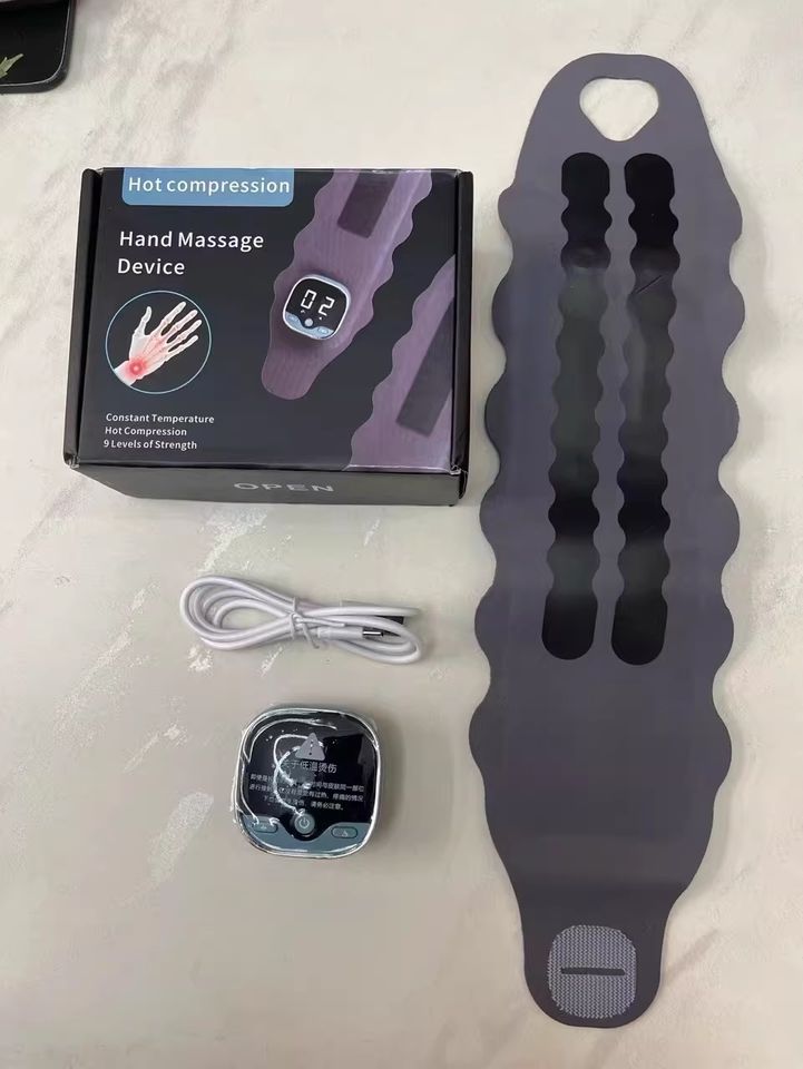 2026 Portable Smart TENS EMS Heated Wrist Hand Support Massage Strap ...