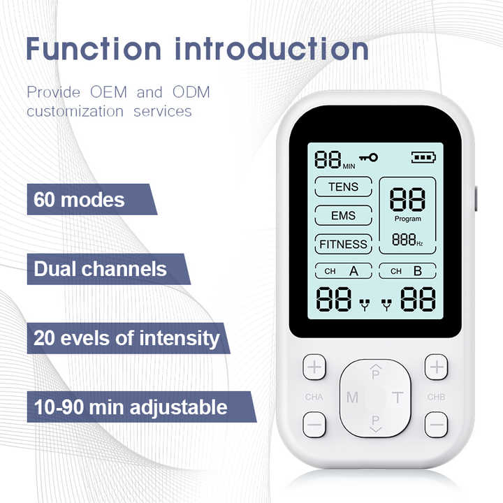 Electric Machine 3 in 1 TENS EMS Unit for Pain Relief