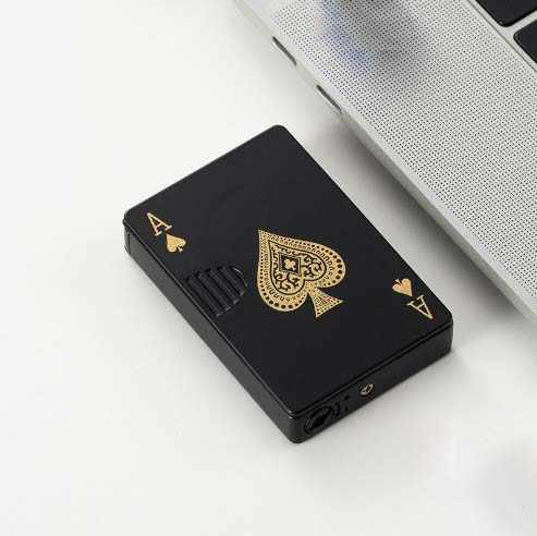 Hot Sale Poker Lighter Jet Torch Play Lighter Uv Light Lighter Green ...