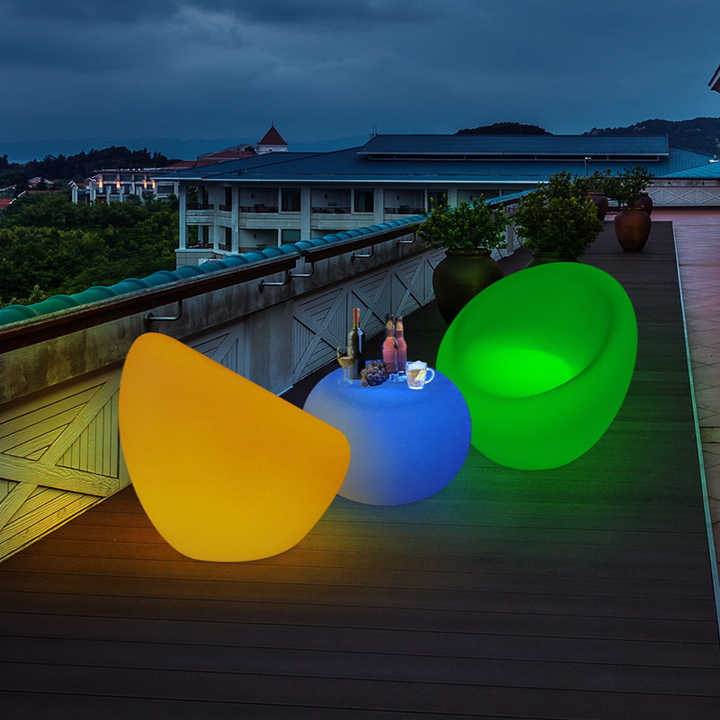 16 Colors Led Sofa Set Furniture Light up Night Club Furniture for ...