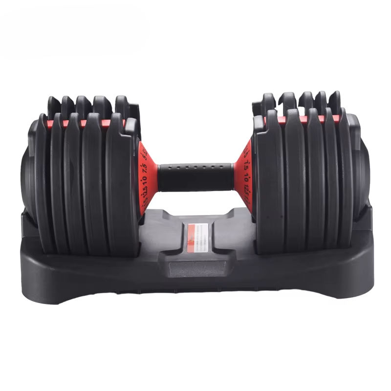 Black 24kg Cast Iron Adjustable Weight Bench Gym Equipment Workout Arm ...