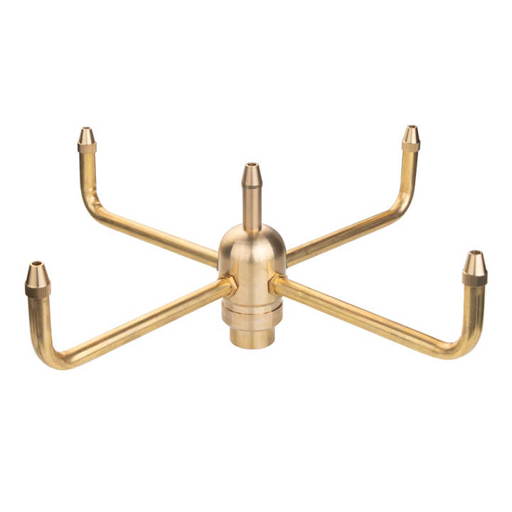 Thread Brass Automatic Rotation Pool Water Sprinklers Garden Landscape ...