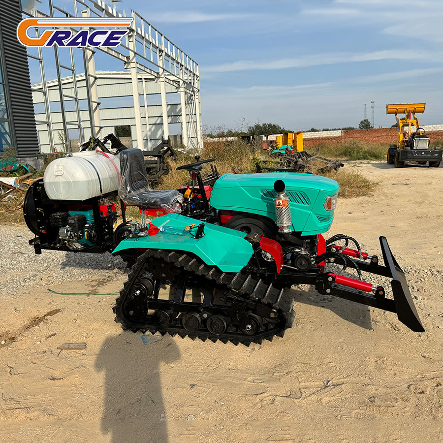 2025 Cheap 25HP Mini Crawler Tractors for Farming Efficiency