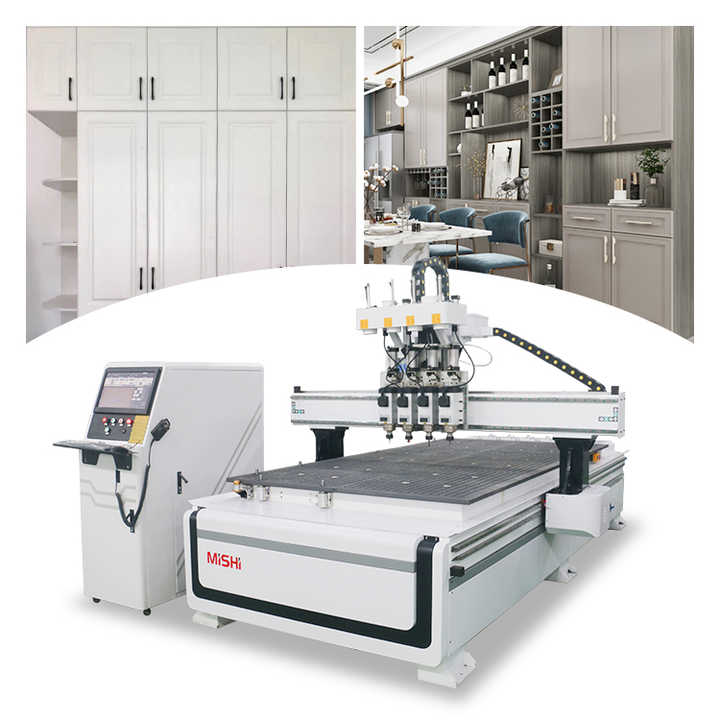 Four Process Nesting CNC Router 1325 1530 ATC CNC Wooden Door Carving Machine for Cabinet Making ...