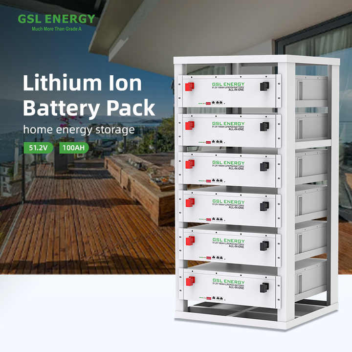 GSL Energy 48V 100Ah Rack Mounted Lithium Ion LFP Battery Powerwall Lifepo4 Battery Storage for ...