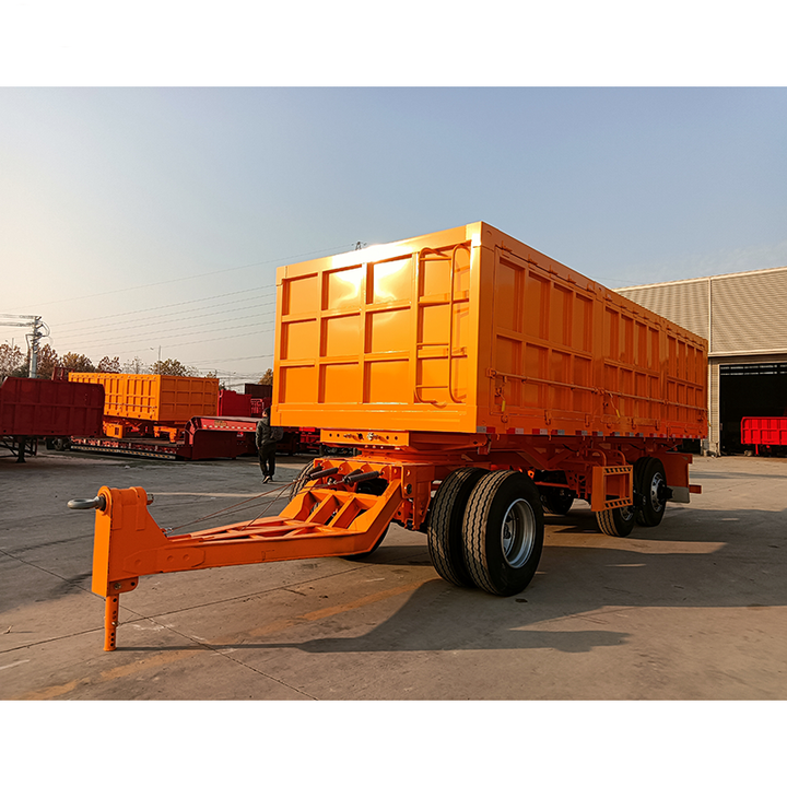 Factory supply two axles three axles load 60tons side Tipper truck ...
