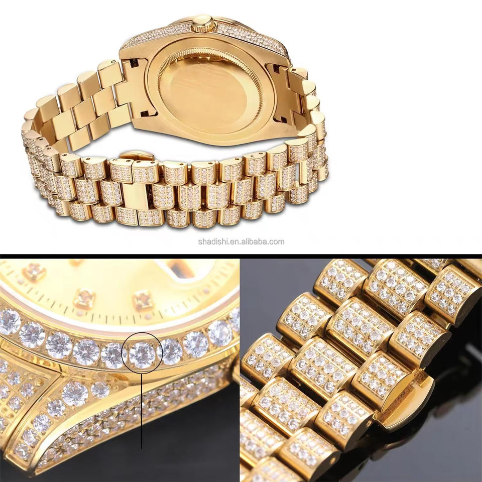 Directly From Manufacturer Luxury Men's Watch with 40mm Glass Dial ...