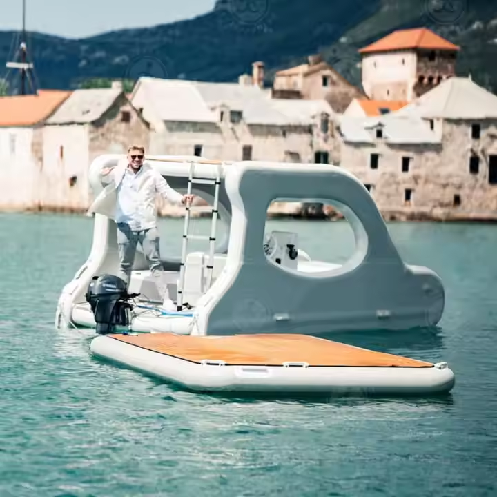 Hot Selling New Series in Vogue Electric Inflatable House Yacht ...