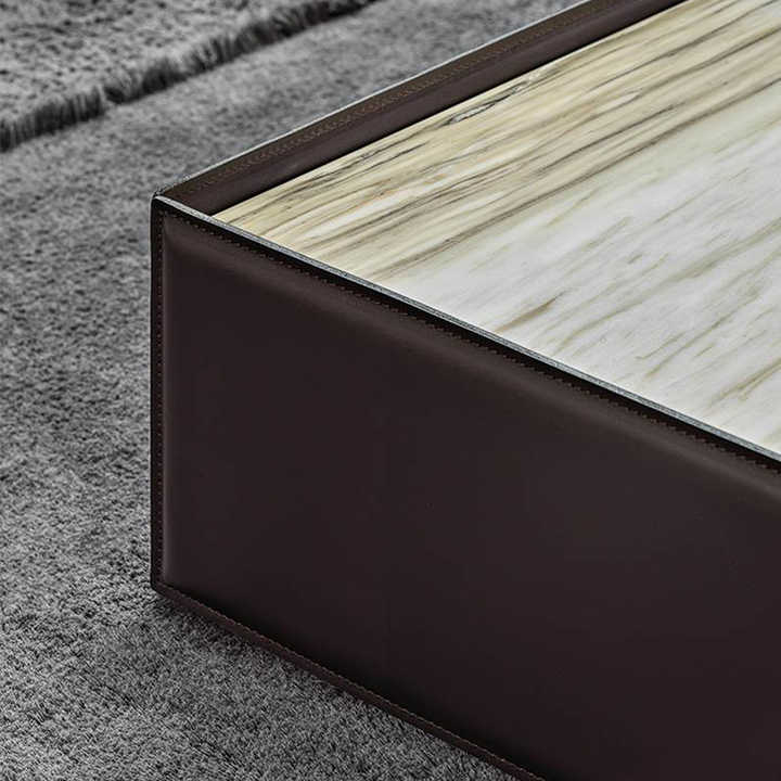 Italian Design Newspaper Shelving Holder Leather Magazine Rack