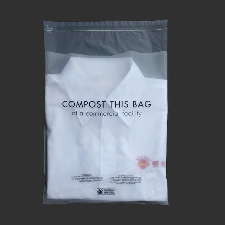 Conrstarch Disposable Biodegradable Compostable Packaging PLA Bags