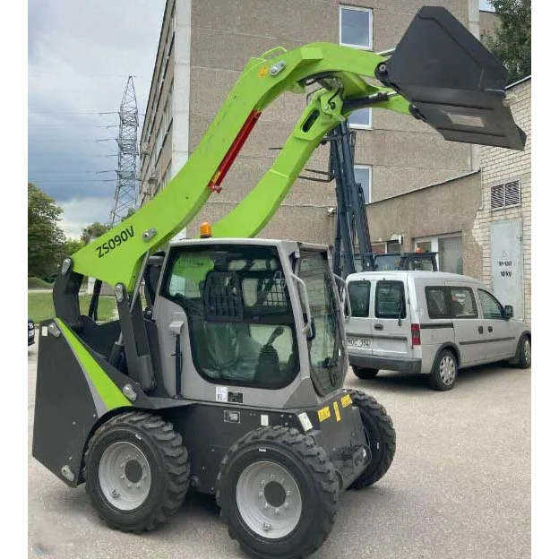 ZOOMLION 0.44cbm Mini Skid Steer Loader ZS090V 3 Ton Crawler Loader ...