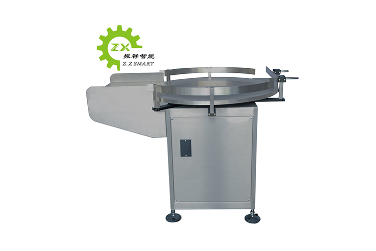 ZXSMART fully automatic rotating round plastic glass bottle unscrambler ...