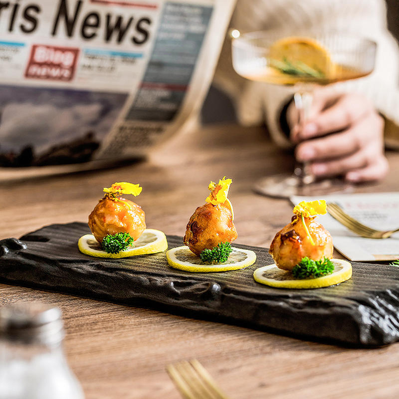 Japanese Long Round Porcelain Eco-Friendly Celebrity Sushi Plate ...