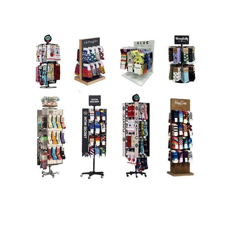 Sock Display Stand Rack - Custom Metal Shelf for Retail Store Use ...