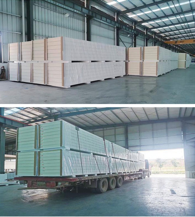 50mm Galvanized Steel PIR PU Foam Modern Sandwich Wall Panels Fire ...