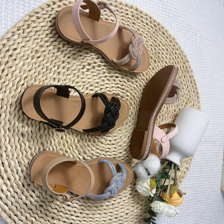 Princess Little Girl Baby Summer Sandals with Diamond Design