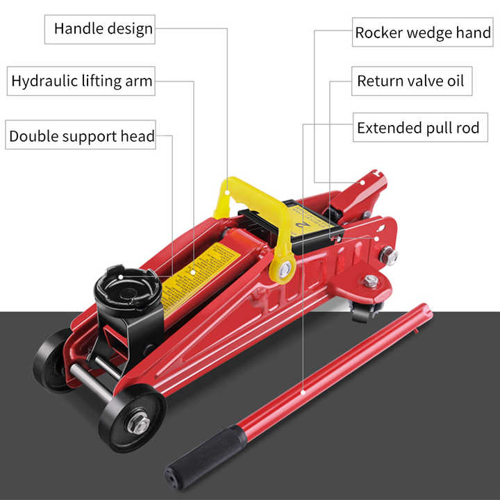 High Quality Hydraulic Jack 2 Ton Fast Lifting Hydraulic Floor Trolley ...