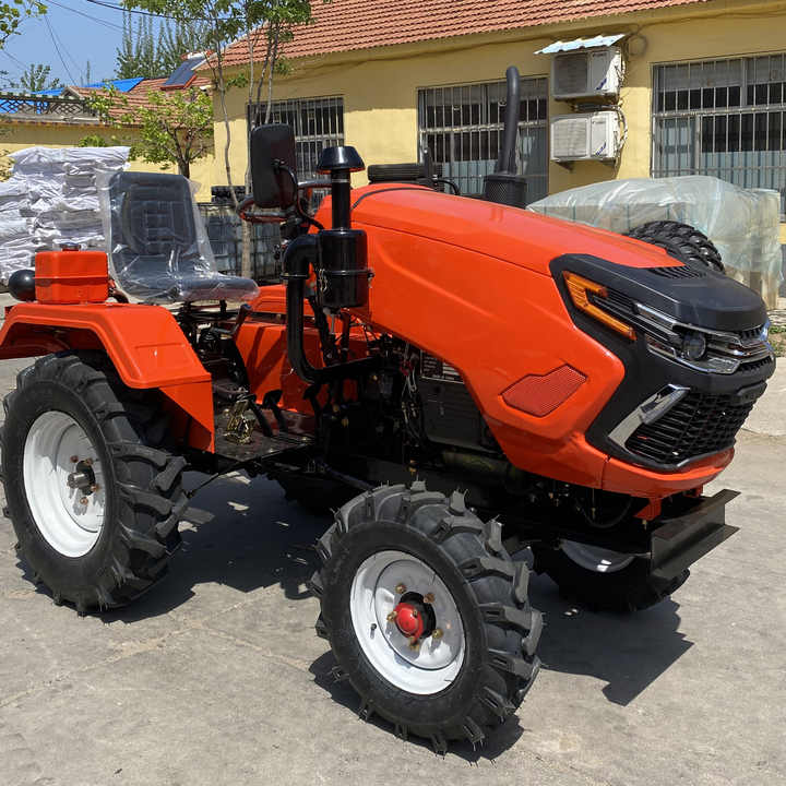 Four Wheel Tractor in Second Hand 4x4 Compact Mini Farm Compact Garden ...