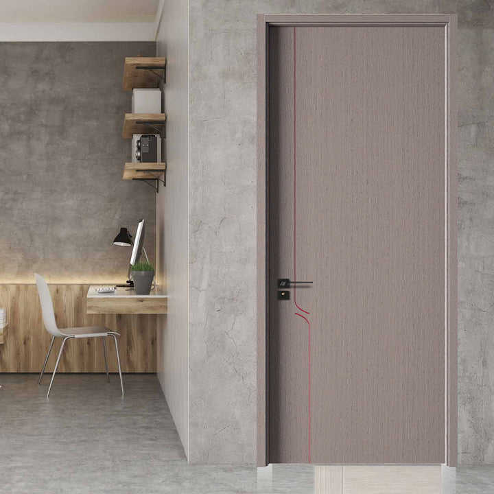 Modern Waterproof Indoor Wooden Door for Apartment Bedroom Bathroom ...