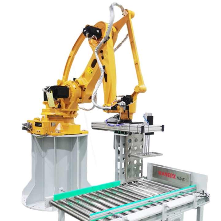 Automated Textiles Palletizing Solution High-Speed Electric Robot ...