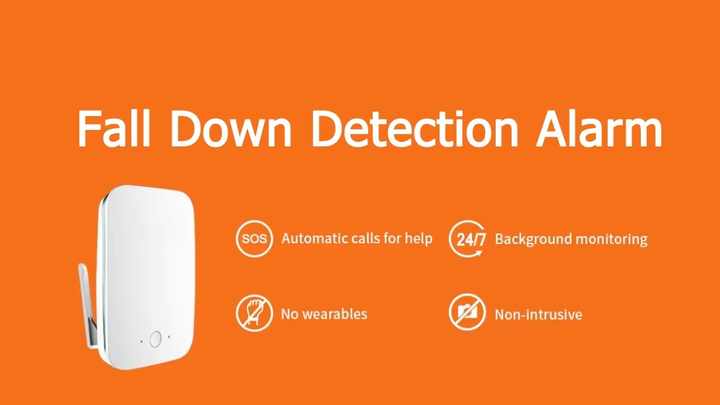 60ghz Tuya Elder Care Fall Sensor - Detects Falls Instantly
