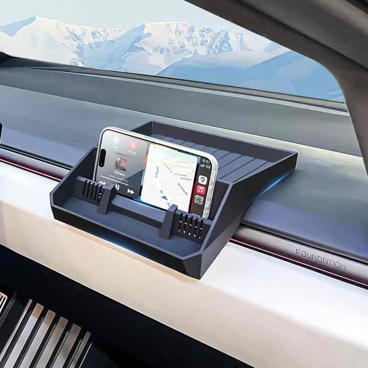 Silicone Dashboard Storage Box for Cybertruck Central Control Screen ...