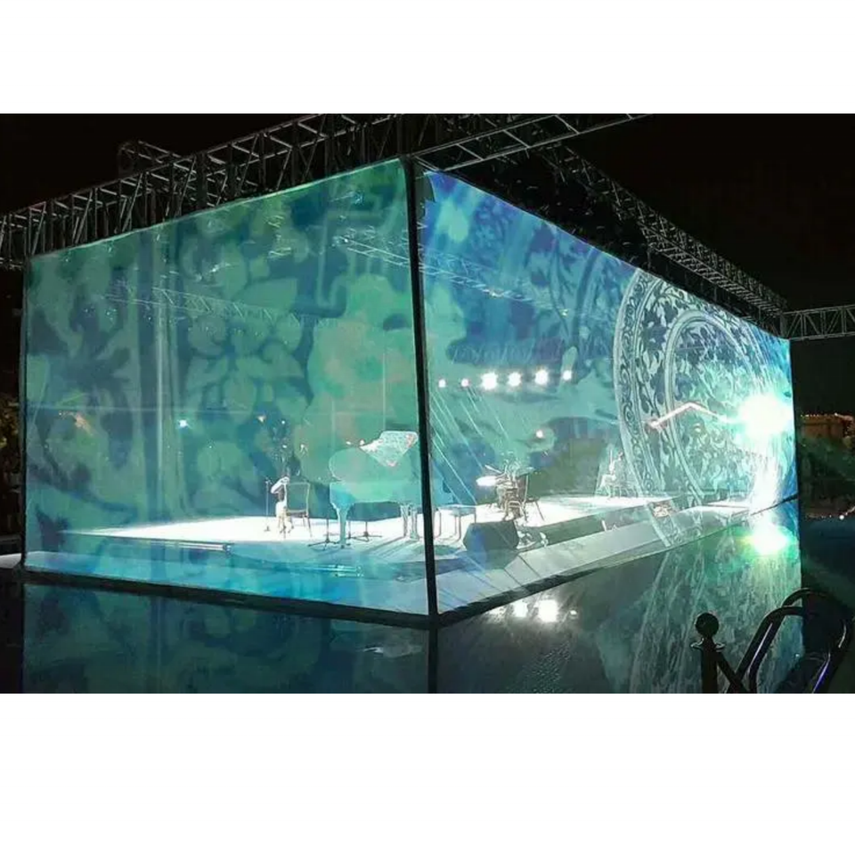 4x3 Meter Holo Gauze Screen - Seamless High Transparency Mesh for Dual ...