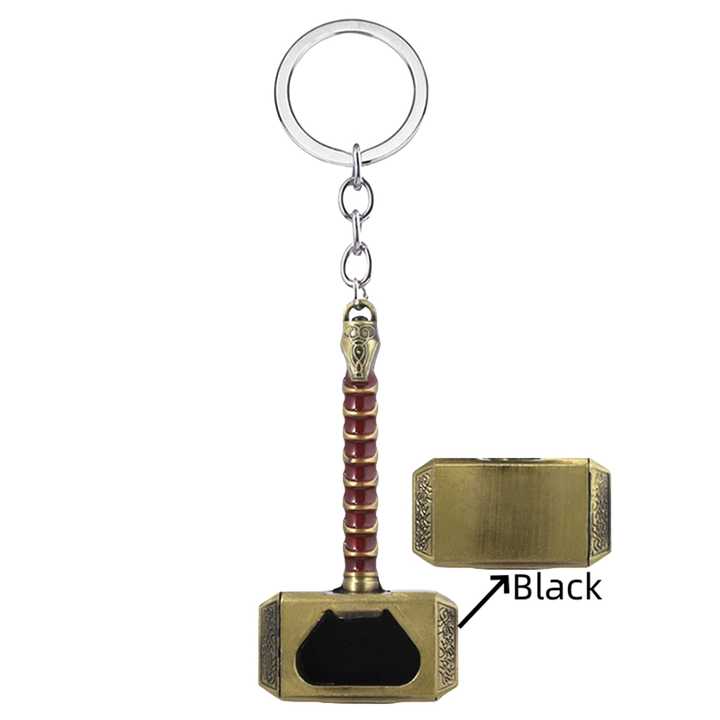 Men's Marvel Thor Hammer Keychain - Stylish & Portable