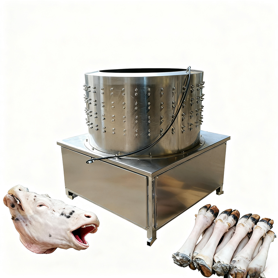 Long Working Life Animal Head Dehairer Cattle & Sheep Head Dehaier ...
