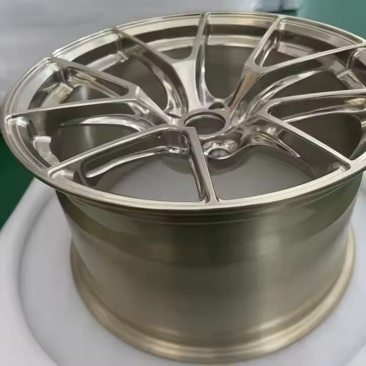 Custom Forged Chrome Rims VS5RS Deep Concave 5x112 5x114.3 5x120 18-22 ...