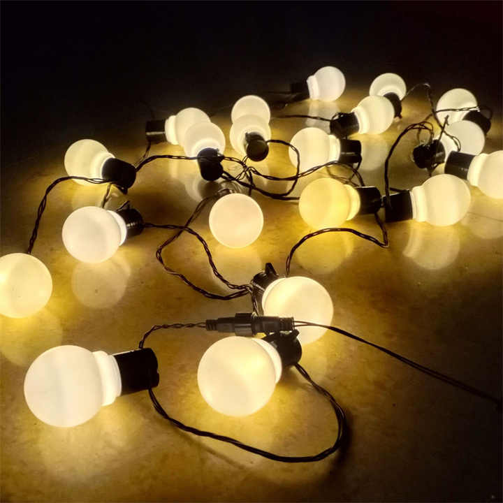 LED G50 Globe String Light 5M 20 Blubs Connectable Fairy Light Festoon ...