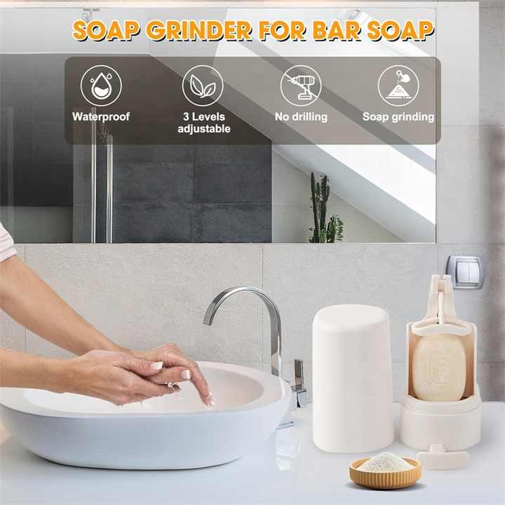 Solid Wall Manual Soap Grinder Dispenser Hand Wash Top Picks Made of ...