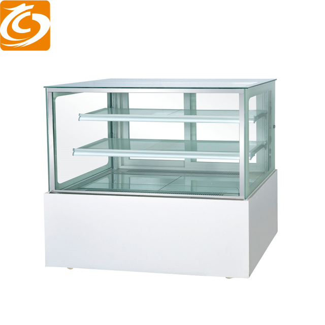 Counter Top Cake showcase Built-in Glass Chiller Fridge Dessert Display ...
