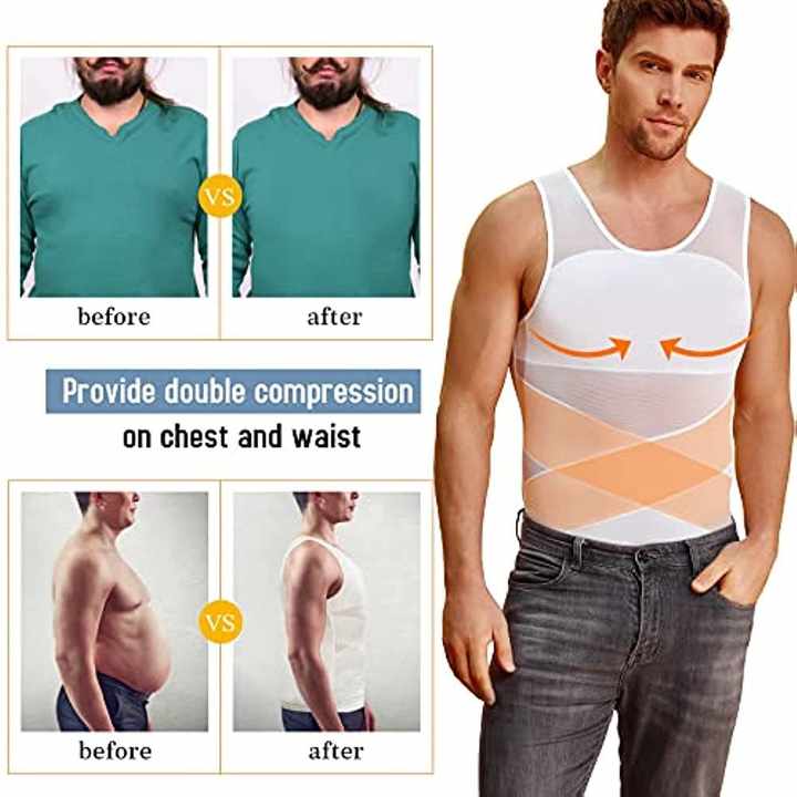 Men's Body Waist Shaper - Compression Shirts for Slimming