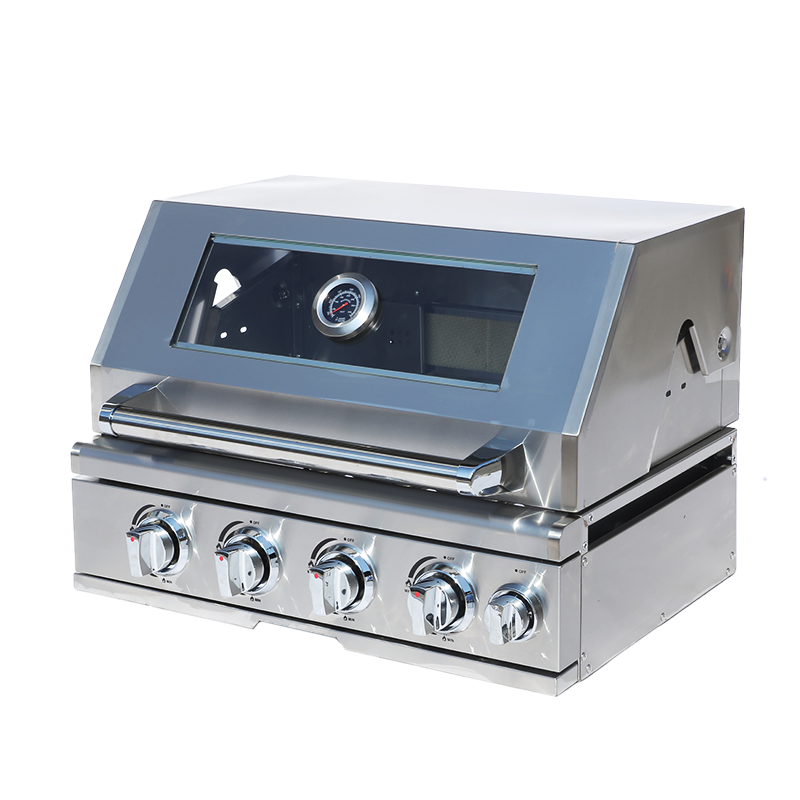 Outdoor BBQ High-Performance 4 Burners LP Gas Stainless Steel 304 ...