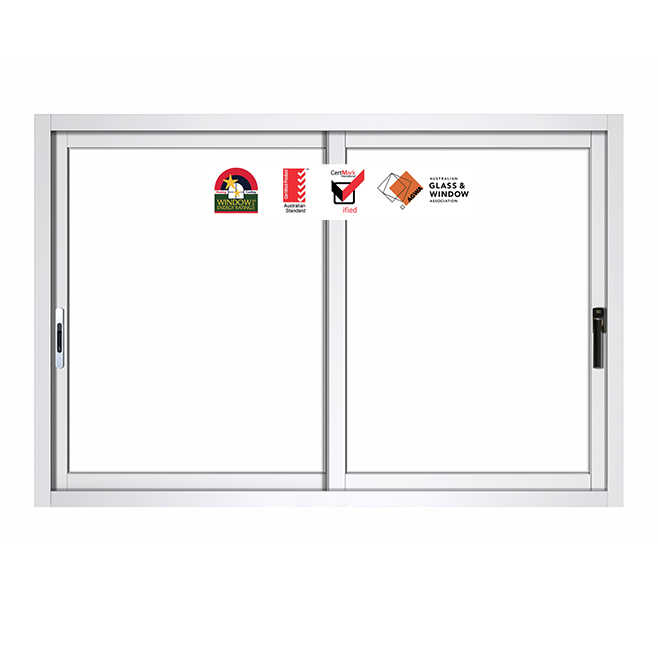 Modern Luxury Black Double-Glazed Aluminum Sliding Windows with ...