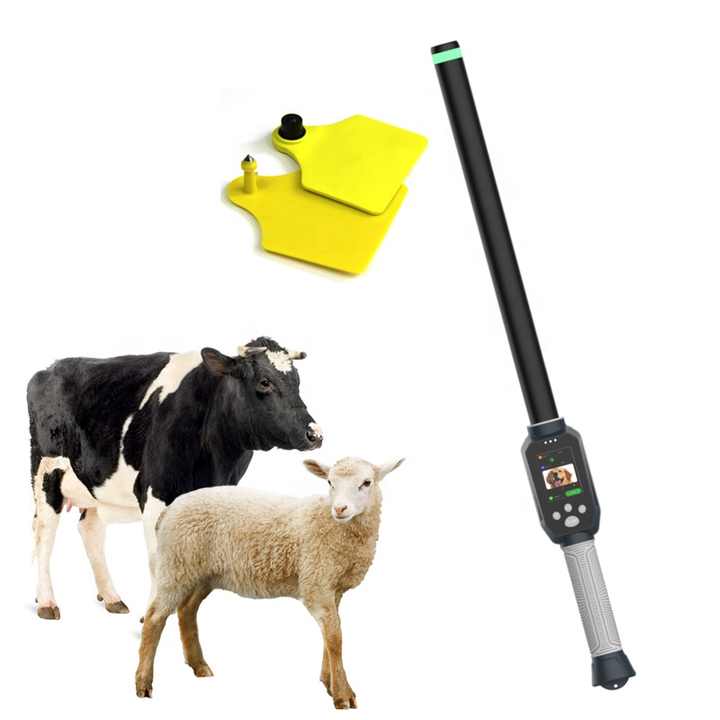 Sheep Cattle Stick Reader With Indicator Light Handheld 134.2khz FDXB ...