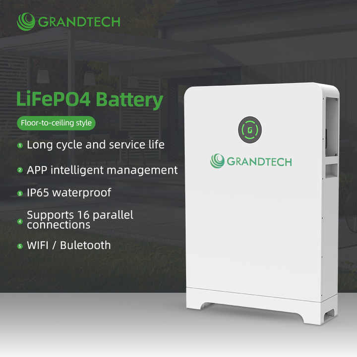 GRANDTECH Lifepo4 Batteries Price 48V 100Ah 200Ah 300Ah 24V 5Kwh 10Kwh 15Kwh Solar Lithium Ion ...