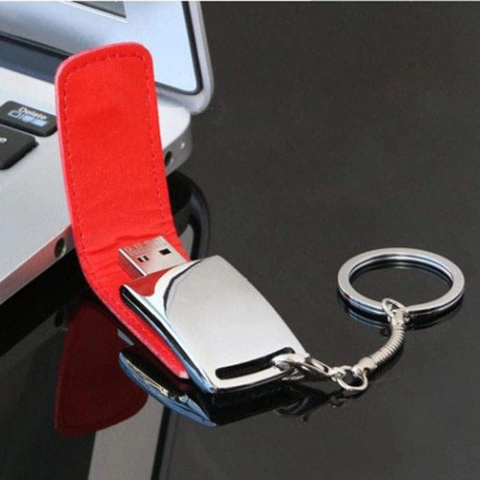 Custom Logo - Custom Leather Thumb Drives - 2025 New Design