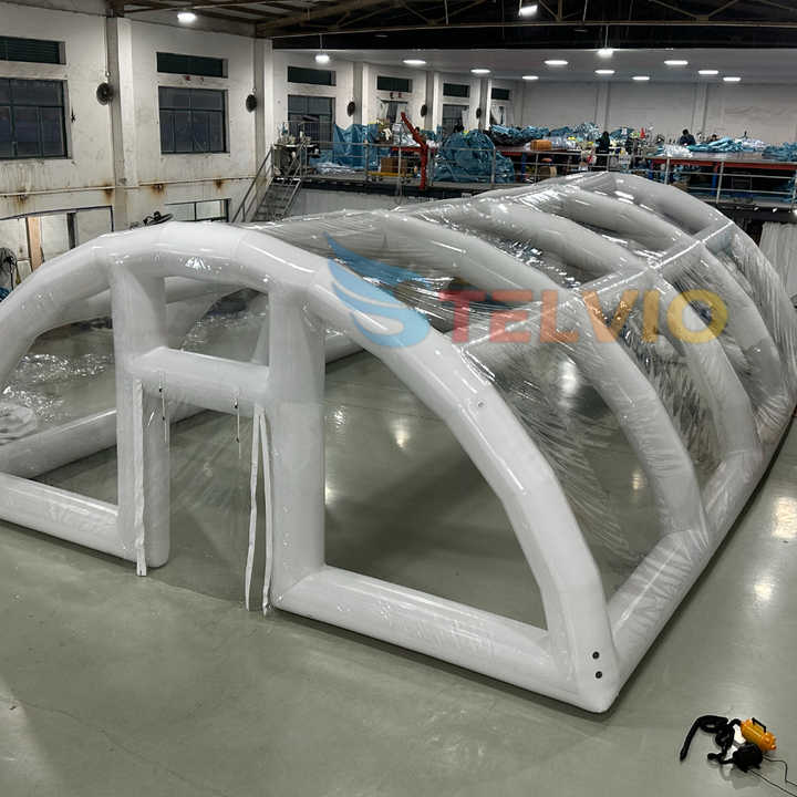 Outdoor Airtight Swimming Pool Dome Tent Transparent Bubble Inflatable ...