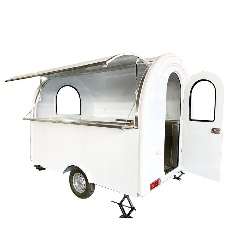 Mobile French Fries Food Cart - High Productivity & Support