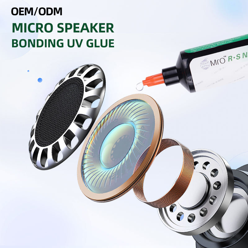Dries Crystal Clear Micro UV Glue Non-Toxic Adhesive for Speaker ...