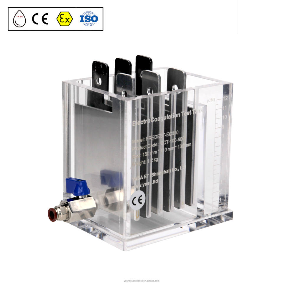 Electrocoagulation Electrolysis Cells for Wastewater Treatment Pilot ...