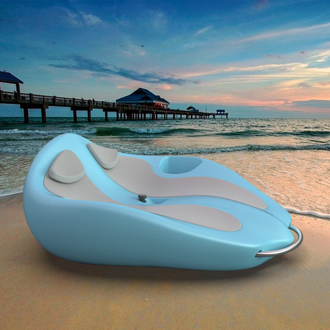 Double seat lounge sofa boat floating electric boat for water ...