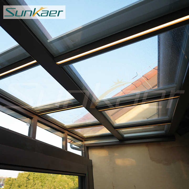 Strong and Stable Customized Retractable Sunroom Roof Plastic Sheet ...