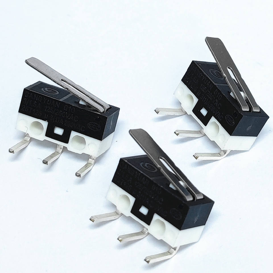 G10 Series 3A 250VAC Smart Micro Limit Switch Mini 3-Pin IP41 for Mouse ...