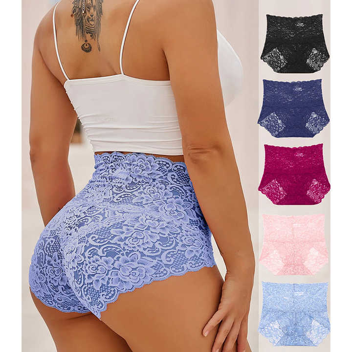 Finetoo Women's Lace Panties - Sexy, Seamless, and Comfortable